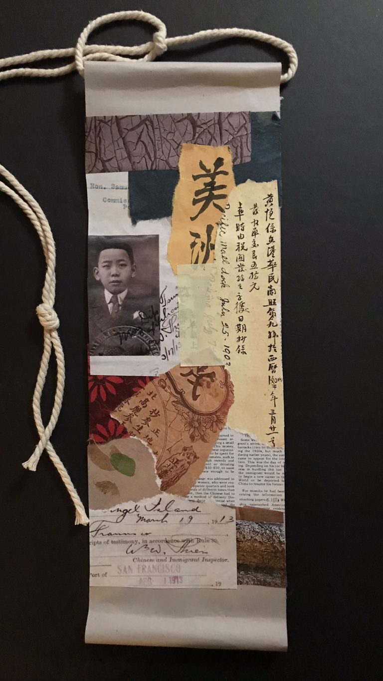 A family art activity was created by teaching artist Hitoshi Shigeta ...